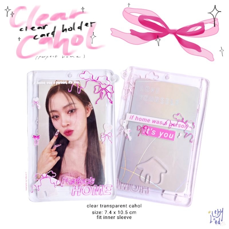 Jual (PO) Acrylic Clear card Holder / Cahol / frame for Photocard pc ...