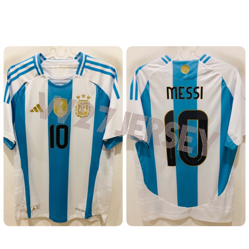 Jual JERSEY PLAYER ISSUE - 4RG3NT1N4 HOME COPA AMERICA 2024 name player ...