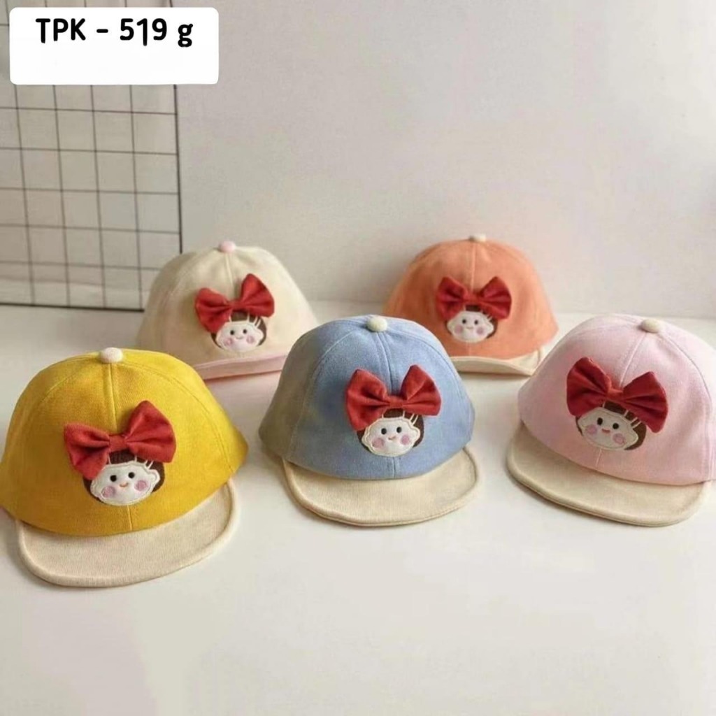 Jual Ekubo Topi Pad Anak Bordir Pita Warna Campur TPK-519 G | Shopee ...