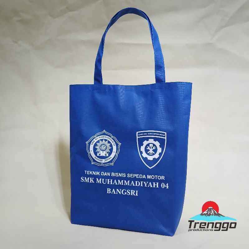 Jual Tas Spunbond Jahit Model Kupnat Bawah/Alas Bawah Custom include ...