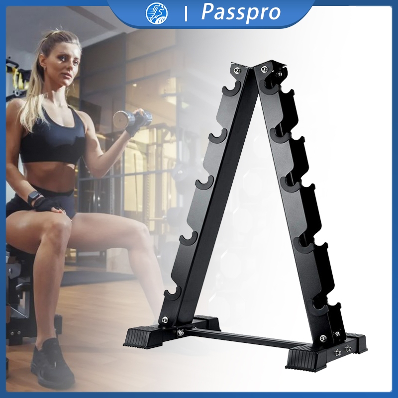 Jual Vertical Rak Dumble Triangle Dumbbell Rack Rak Barbel 5 Pairs ...