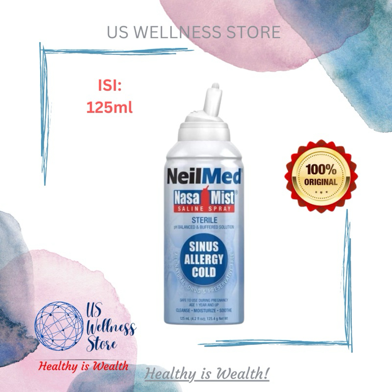 Jual Neilmed Nasal Mist Saline Spray Sinus | Shopee Indonesia