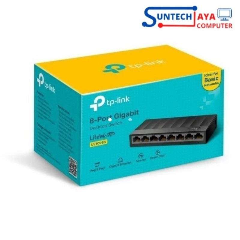 Jual TP-Link Gigabit Switch Hub 8 Port Dekstop Switch Hub | Shopee ...