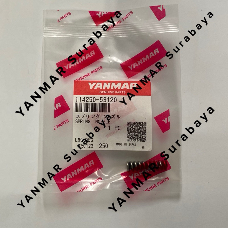 Jual Pir Nozzle / Yanmar TF55-115 Spring Nozzle 114250-53120 Original ...