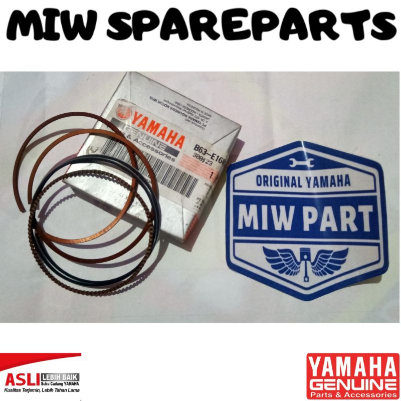 Jual RING PISTON SET ORIGINAL YAMAHA AEROX, ALL NEW N-MAX (B63-E1603-00 ...