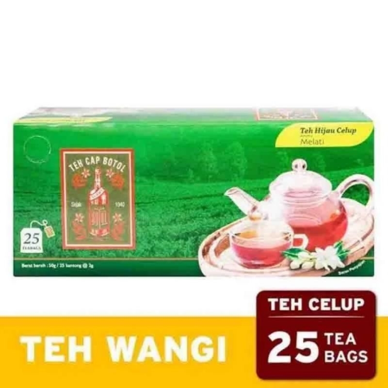Jual Teh Cap Botol isi 25 teabags | Shopee Indonesia
