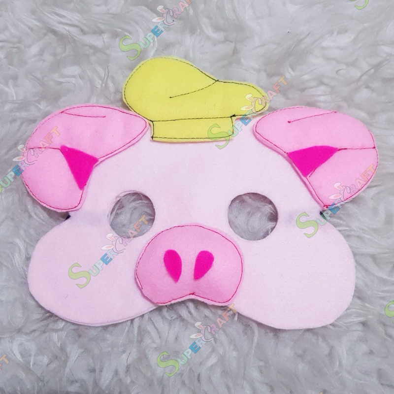 Jual Topeng Babi Kostum Piggy Bando karakter Hewan Babi Binatang Piglet ...