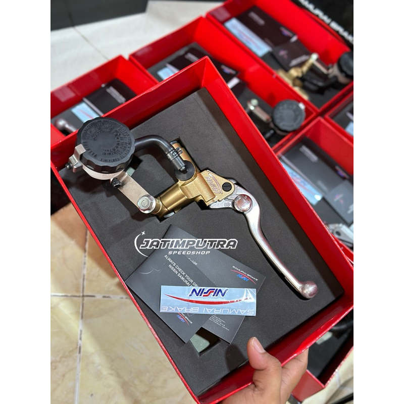 Jual MASTER REM AXIAL NISSIN SAMURAI BRAKE GOLD ORIGINAL | Shopee Indonesia