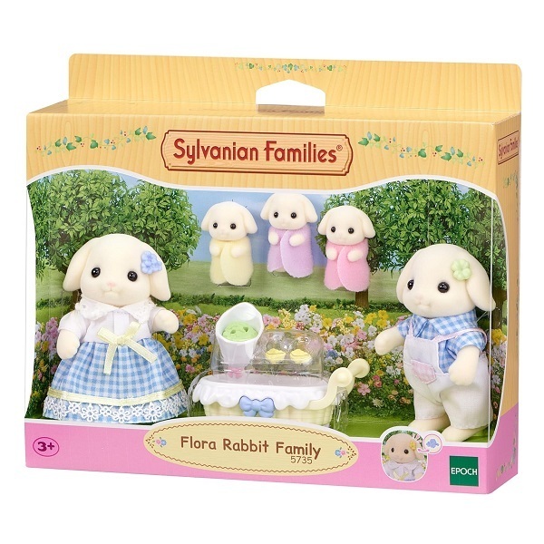 Jual Mainan Koleksi Sylvanian Families Flora Rabbit Family | Shopee ...