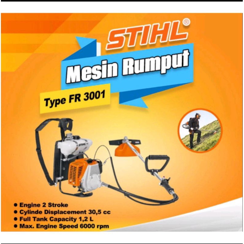 Jual mesin potong rumput stihl fr3001 original | Shopee Indonesia