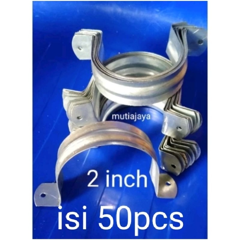 Jual 50pcs klem pipa paralon 2 inch | Shopee Indonesia