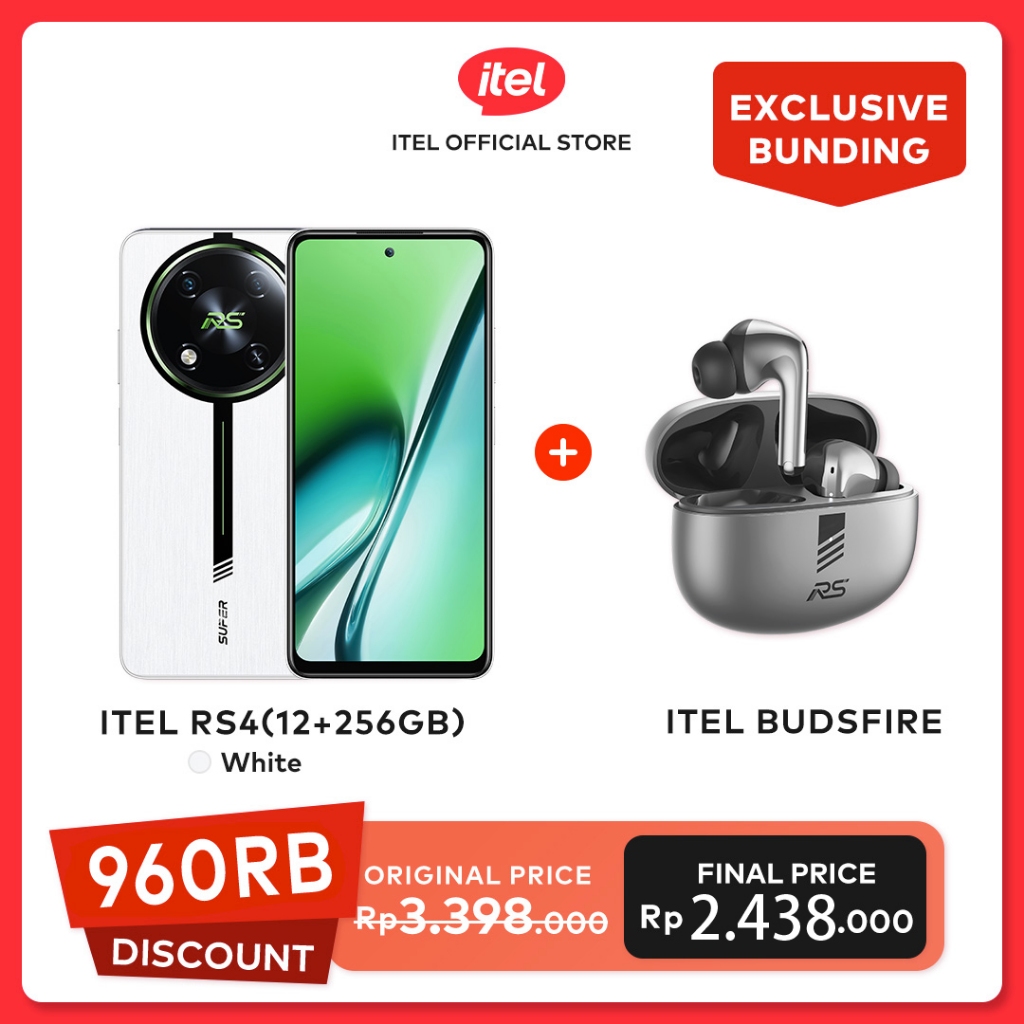 Jual itel RS4 RAM 12+256GB - NFC - G99 Ultimate - 45W Power Charge ...