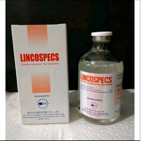 Jual LINCOSPEC 200 obat INJeksi.sakit crd mencret kapur kholera unggas ...