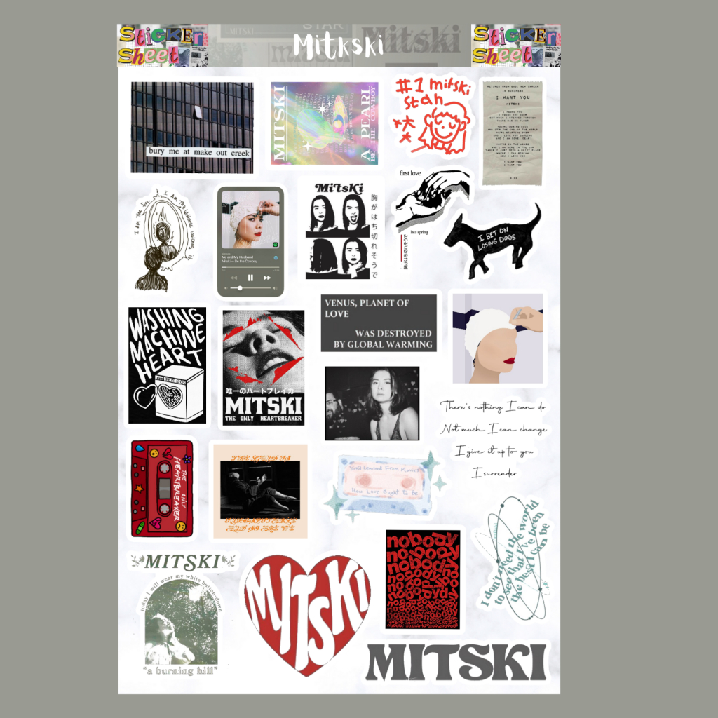 Jual Mitski Sticker Sheet | Shopee Indonesia