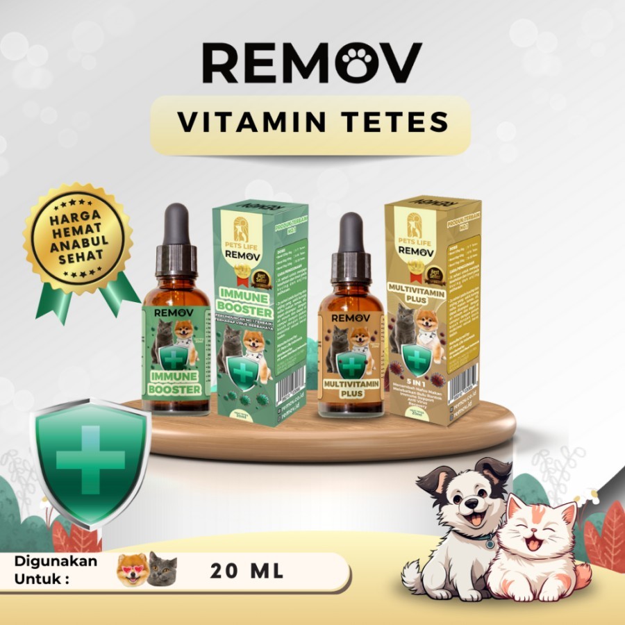 Jual REMOV Vitamin Tetes Untuk Immune Booster Dan Multivitamin Plus ...