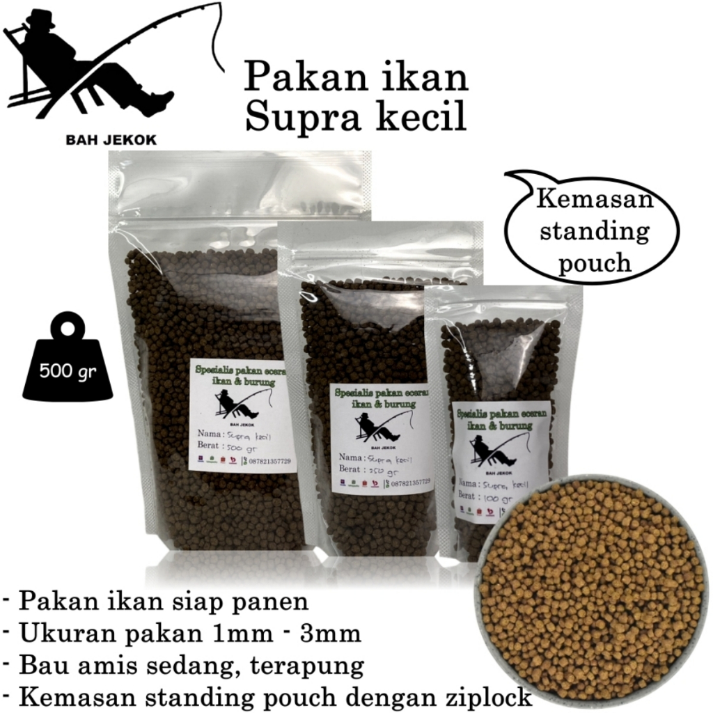 Jual Pelet Supra Kecil Apung Umpan & Pakan Ikan Jitu Kolam & Laut SP ...
