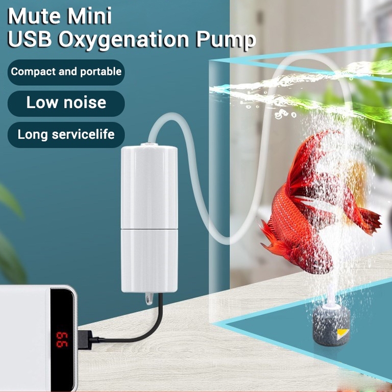 Jual USB Aerator Mini Portable Pompa Aquarium Pompa Gelembung Aerator ...