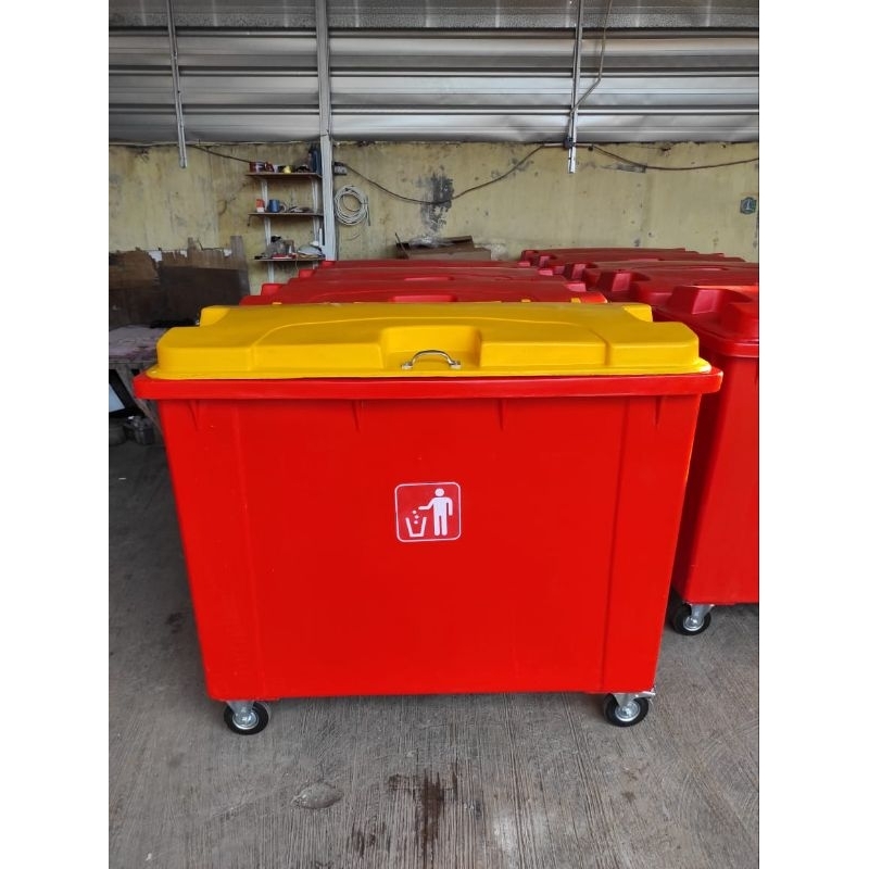 Jual TEMPAT SAMPAH BESAR/TONG SAMPAH BESAR/BAK SAMPAH BESAR 660 LITER | Shopee Indonesia