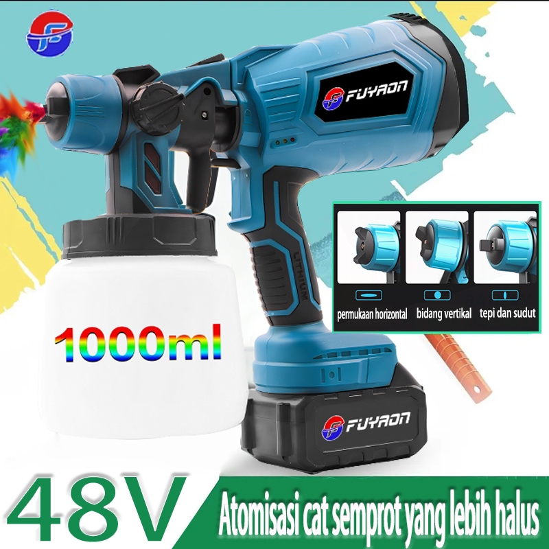 Jual COD FUYAON alat semprot cat listrik kompresor cat Penyemprot Cat ...
