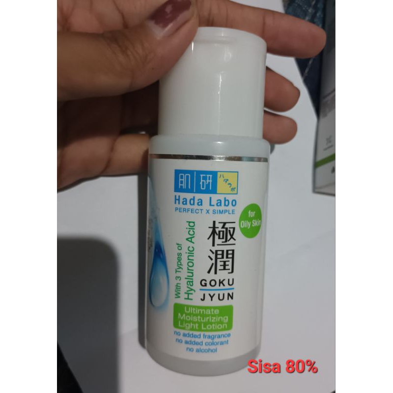 Jual Toner Hadalabo for oily skin preloved | Shopee Indonesia