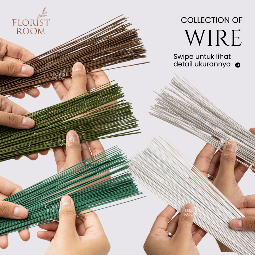 Jual Kawat No.20 - Isi = ±100Pcs/Pack - Batang Bunga - Tangkai Bunga ...