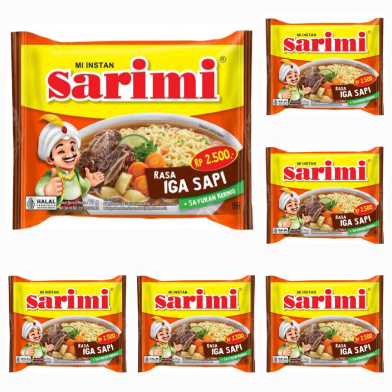 Jual Sarimi Mi Instan Rasa Iga Sapi 70 Gr | Shopee Indonesia