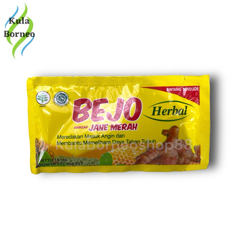 Jual BEJO HERBAL JAHE MERAH 1 SACHET | Shopee Indonesia