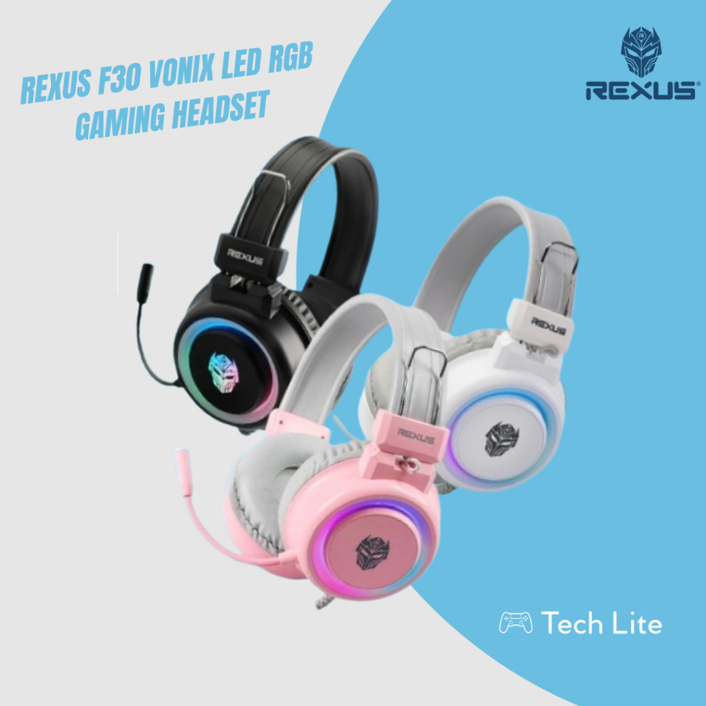 Jual Rexus F30 Vonix LED RGB Gaming Headset | Shopee Indonesia