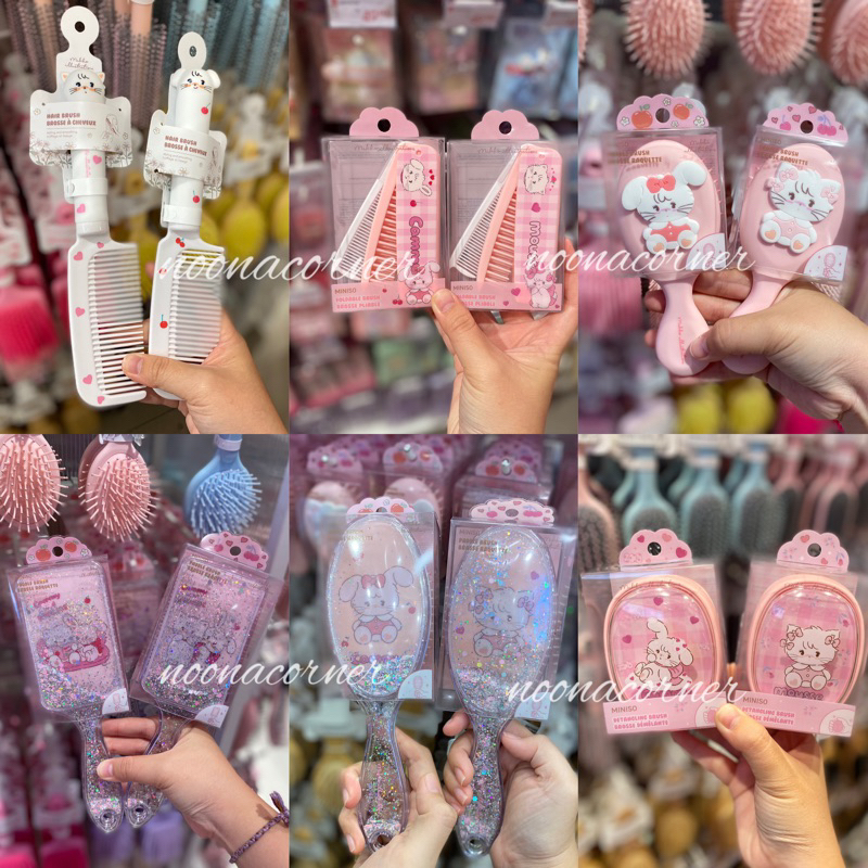 Jual Miniso x Mikko Illustrations ‼️ Paddle Hair Brush / Sisir Mikko ...