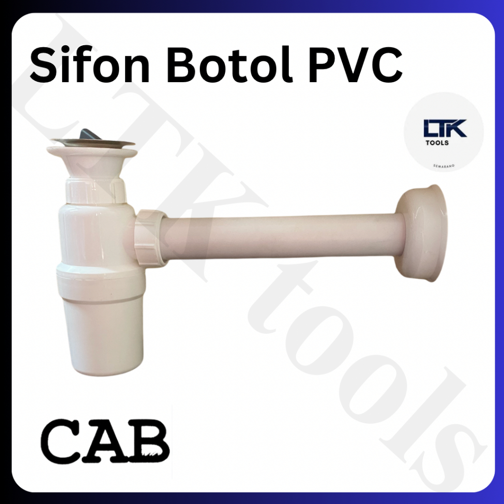 Jual Sifon Botol PVC/ Sifon Wastafel Leher Botol PVC Merek CAB | Shopee ...