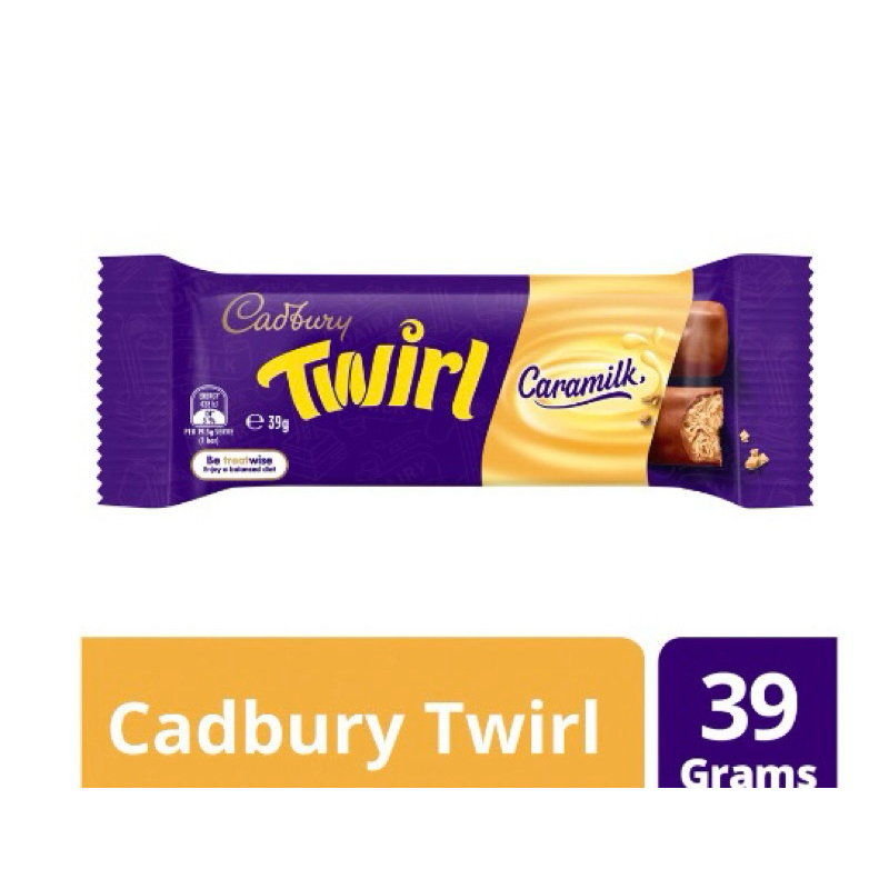 Jual Cadbury Twirl Caramilk Chocolate Bar 39g | Shopee Indonesia Jual Cadbury Twirl Caramilk Chocolate Bar 39g | Shopee Indonesia