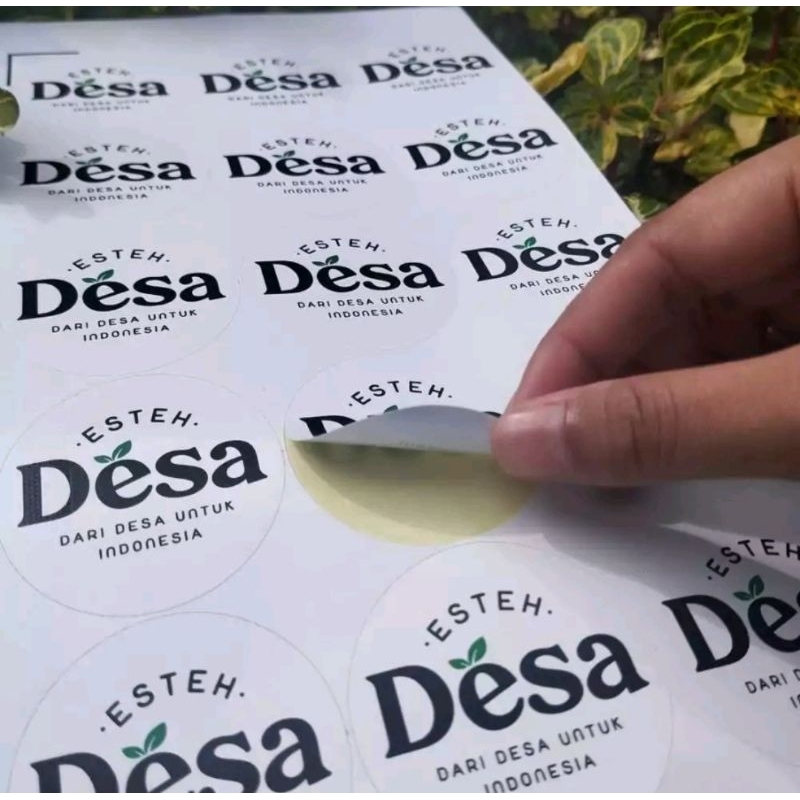 Jual Stiker es teh Desa 50 pcs | Shopee Indonesia