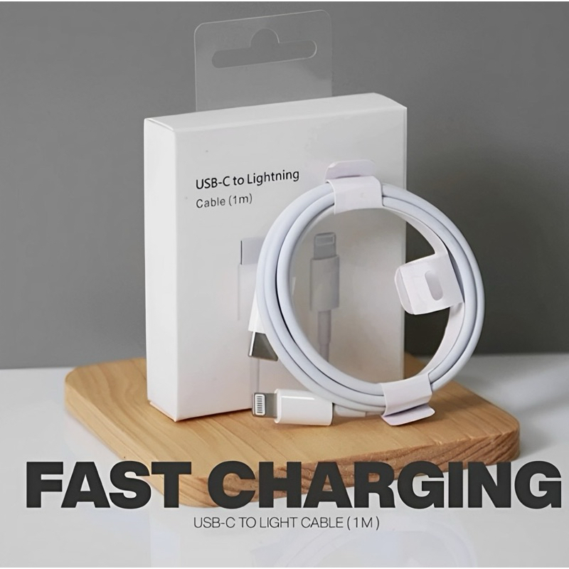 Jual KABEL DATA CHARGER IP USB TYPE C TO LIGHTNING 1M | Shopee Indonesia