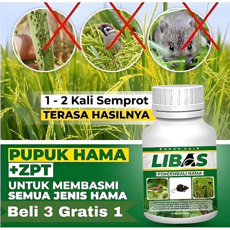 Jual PUPUK LIBAS Anti Hama Pengendali Hama Dan Bakteri Pada Tanaman ...