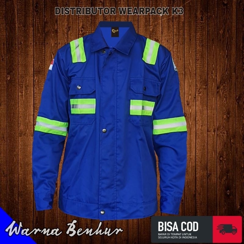 Jual Wearpack Safety Atasan / Baju kerja Proyek / APD Safety K3/ Lengan ...