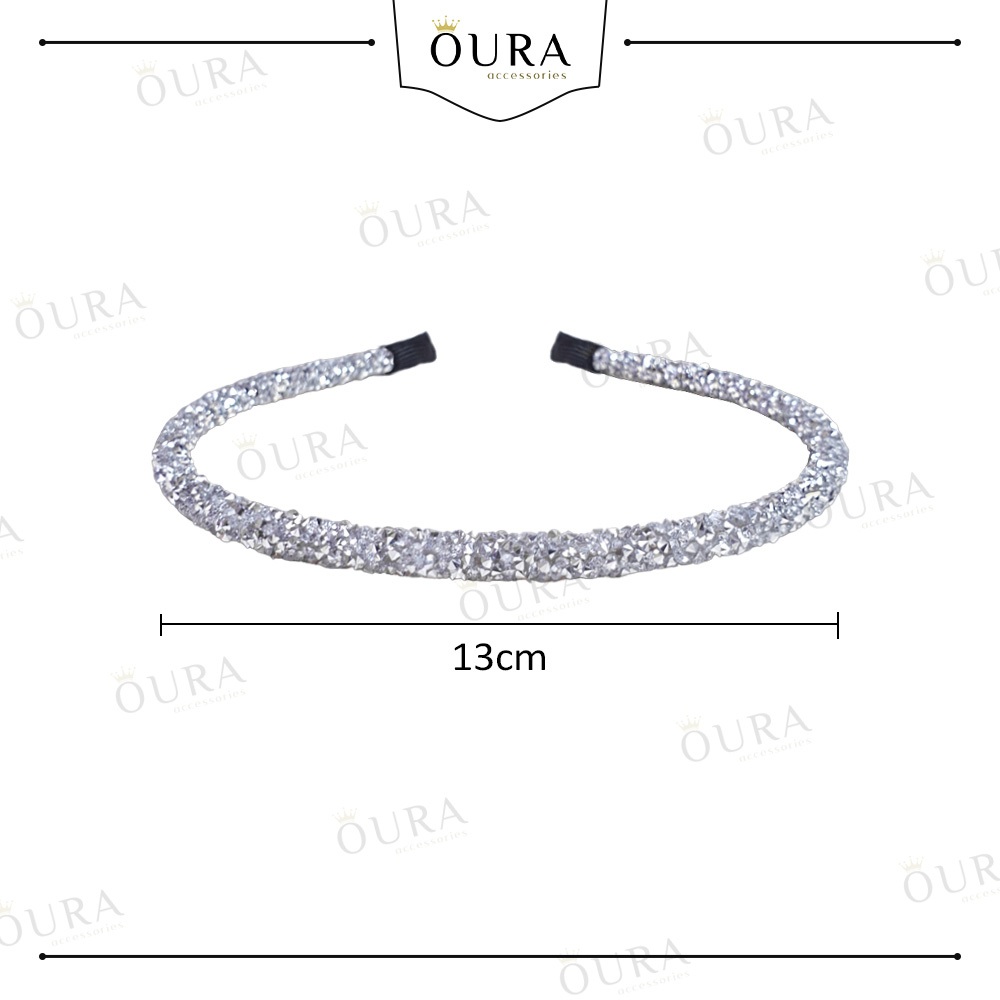 Jual Bando Aksesoris Rambut Korea Kristal Headband Wanita Premium ...