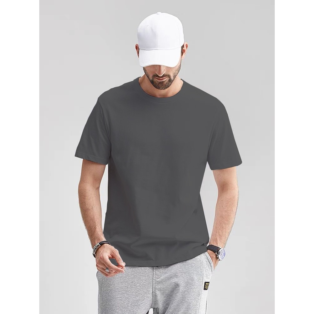 Jual Zheya - Kaos Polos Reguler Premium Cotton Warna AT-75 Grey ...