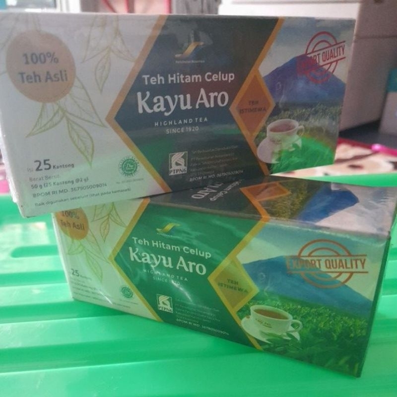 Jual Teh Kayu Aro asli celup isi 25 kantong | Shopee Indonesia