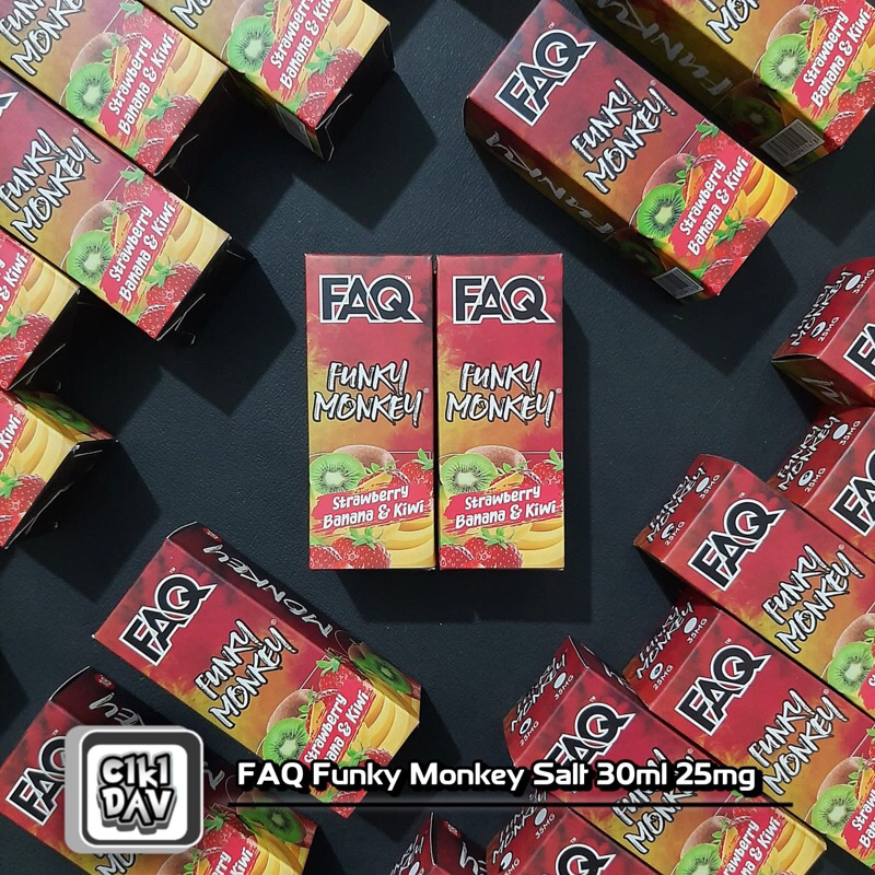 Jual FAQ Funky Monkey salt nic 30ml eliquid | Shopee Indonesia
