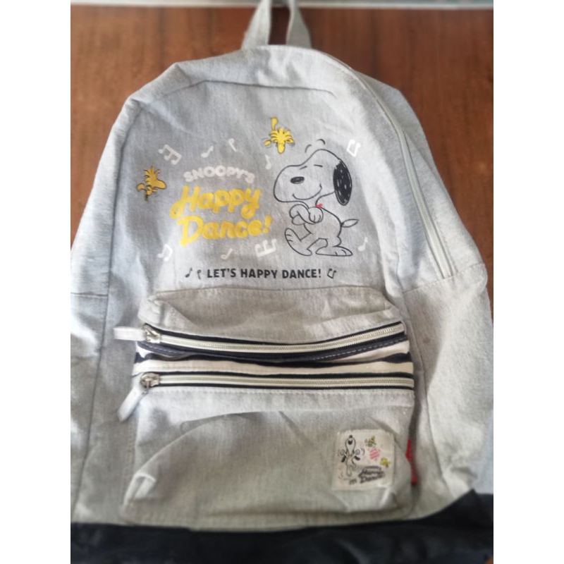 Jual tas ransel snoopy - tas snoopy ori peanuts - tas snoopy preloved | Shopee Indonesia