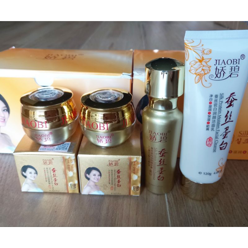 Jual JIAOBI GOLD/CREAM JIAO BI Original Taiwan (Day+night+serum+sabun ...
