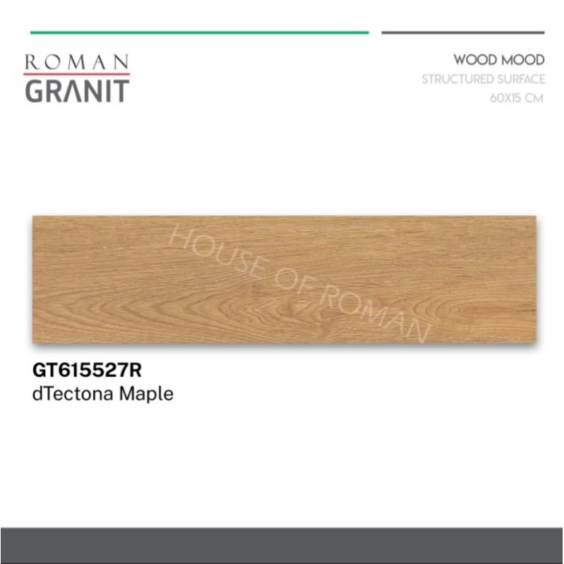 Jual Roman granit dTectona 15x60 / keramik lantai kayu / lantai motif ...