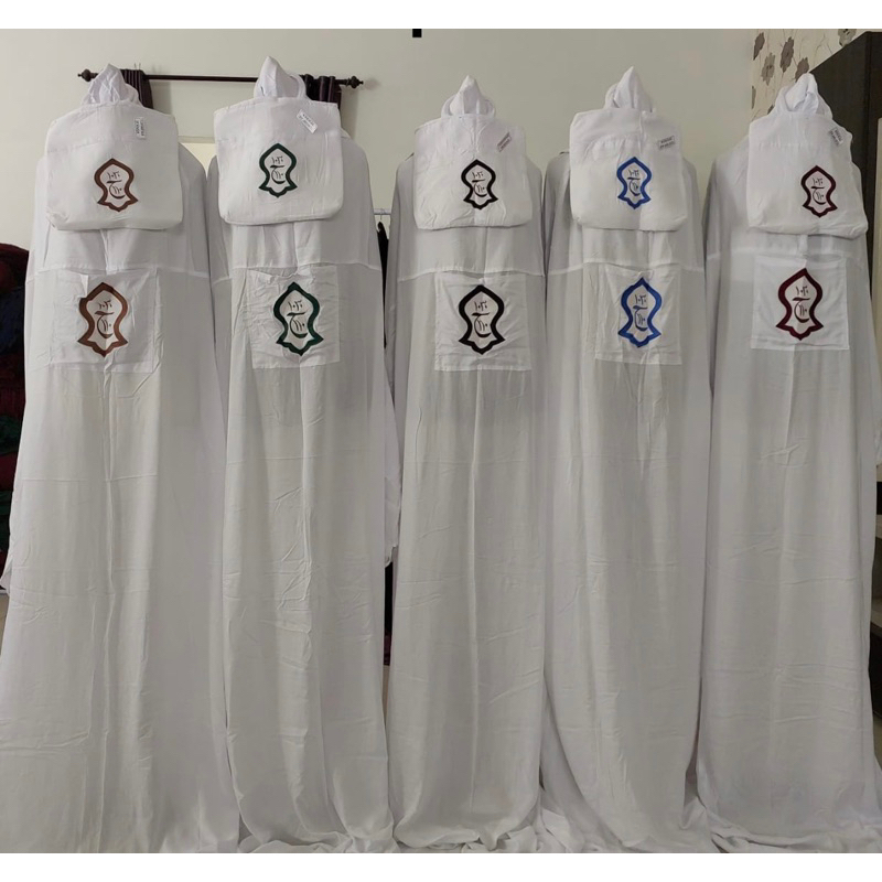 Jual Mukena Terusan Bali Terompah Bordir Polosan Putih Mukenah ...