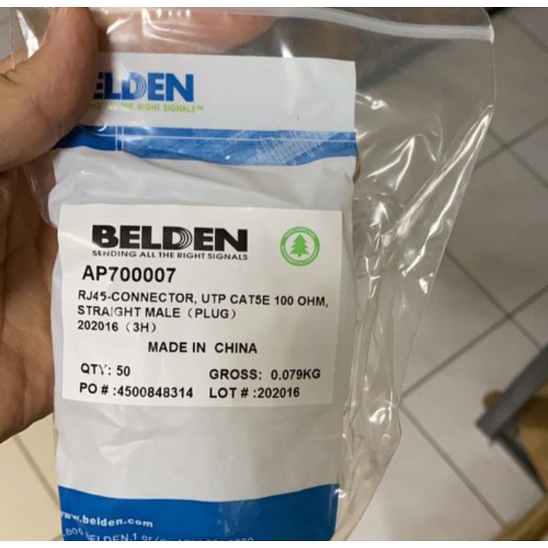 Jual Konektor RJ 45 BELDEN ORIGINAL PACK | Shopee Indonesia