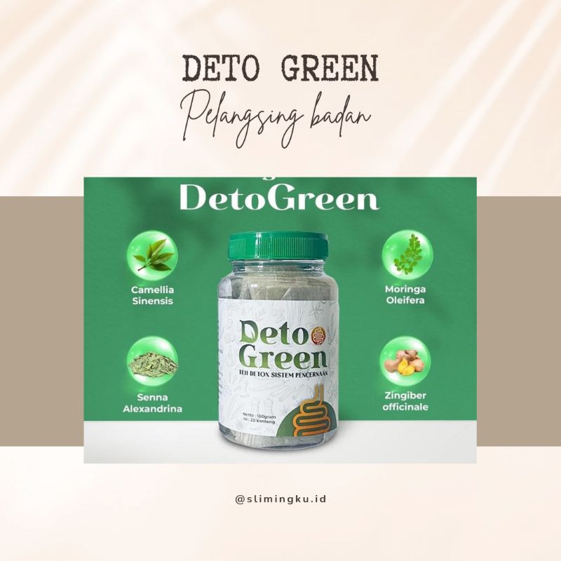 Jual PAKET 3 BOTOL Detogreen teh herbal sistem pencernaan detox usus ...