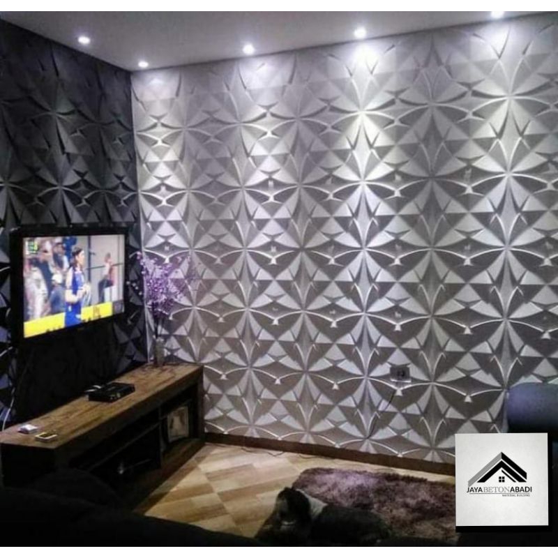 Jual WALL PANEL 3D BETON ASLI, PULL BETON UK 50x50x2cm | Shopee Indonesia