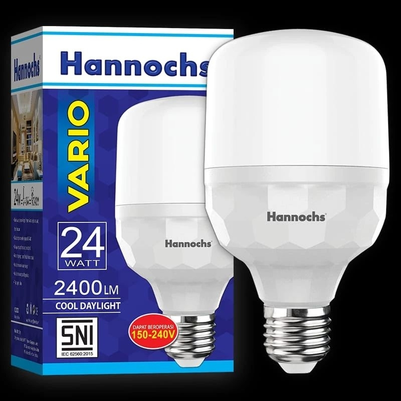 Jual Lampu Hannochs LED VARIO 6W/12W/18W/22W/24W/30W/32W/36W/45W/50W / Bohlam Kapsul LED ...