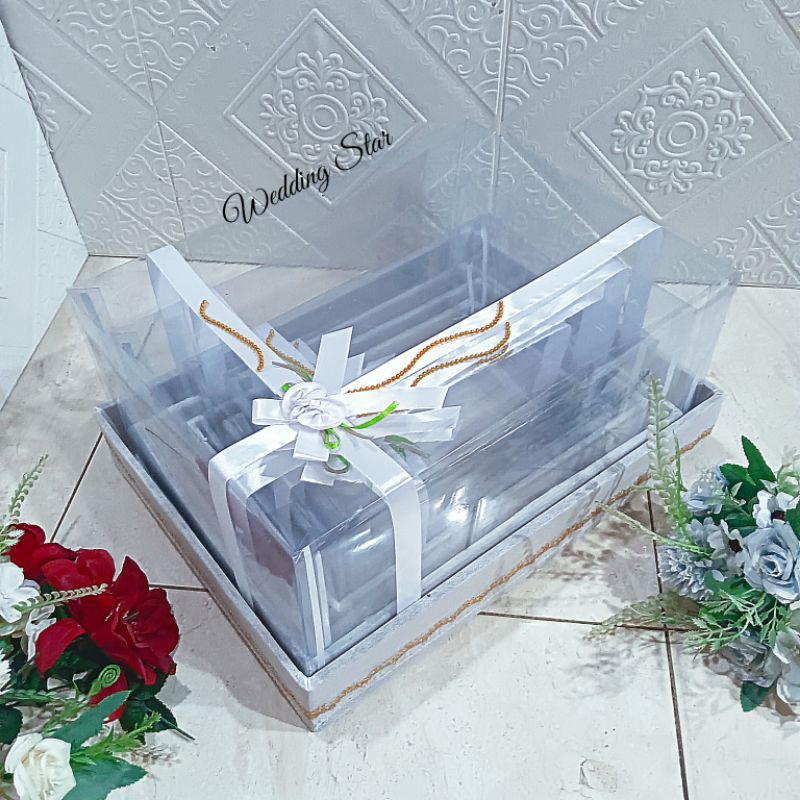 Jual Box Seserahan Pernikahan Hantaran Pernikahan Set 4 Parsel Lamaran ...