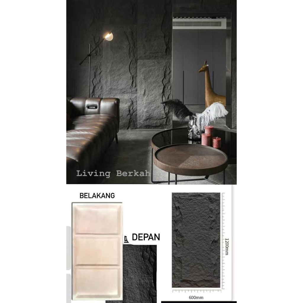 Jual Wallpanel Stone PU Batu Alam PU Stone Panel PU Stone Rock Panel ...