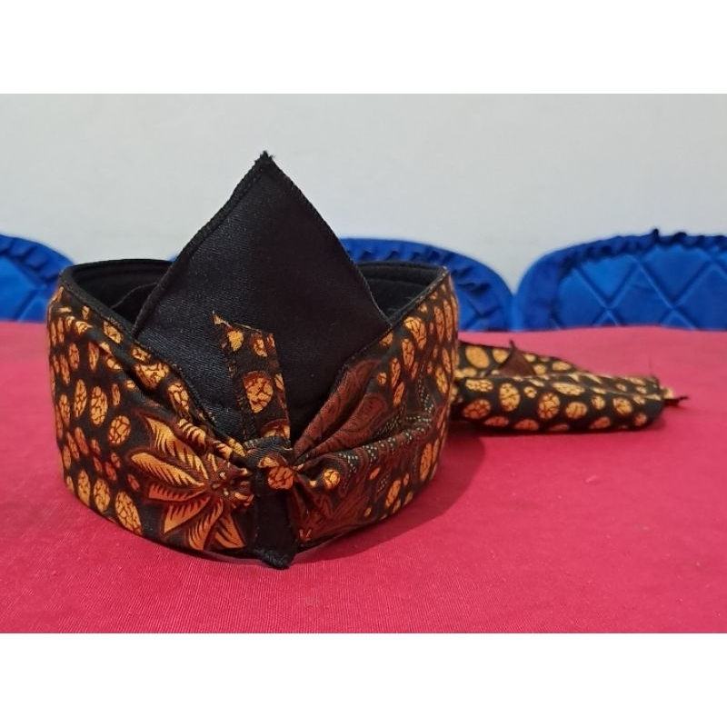 Jual Iket kepala sunda batik murah iket kepala karet adat acara sekolah ...